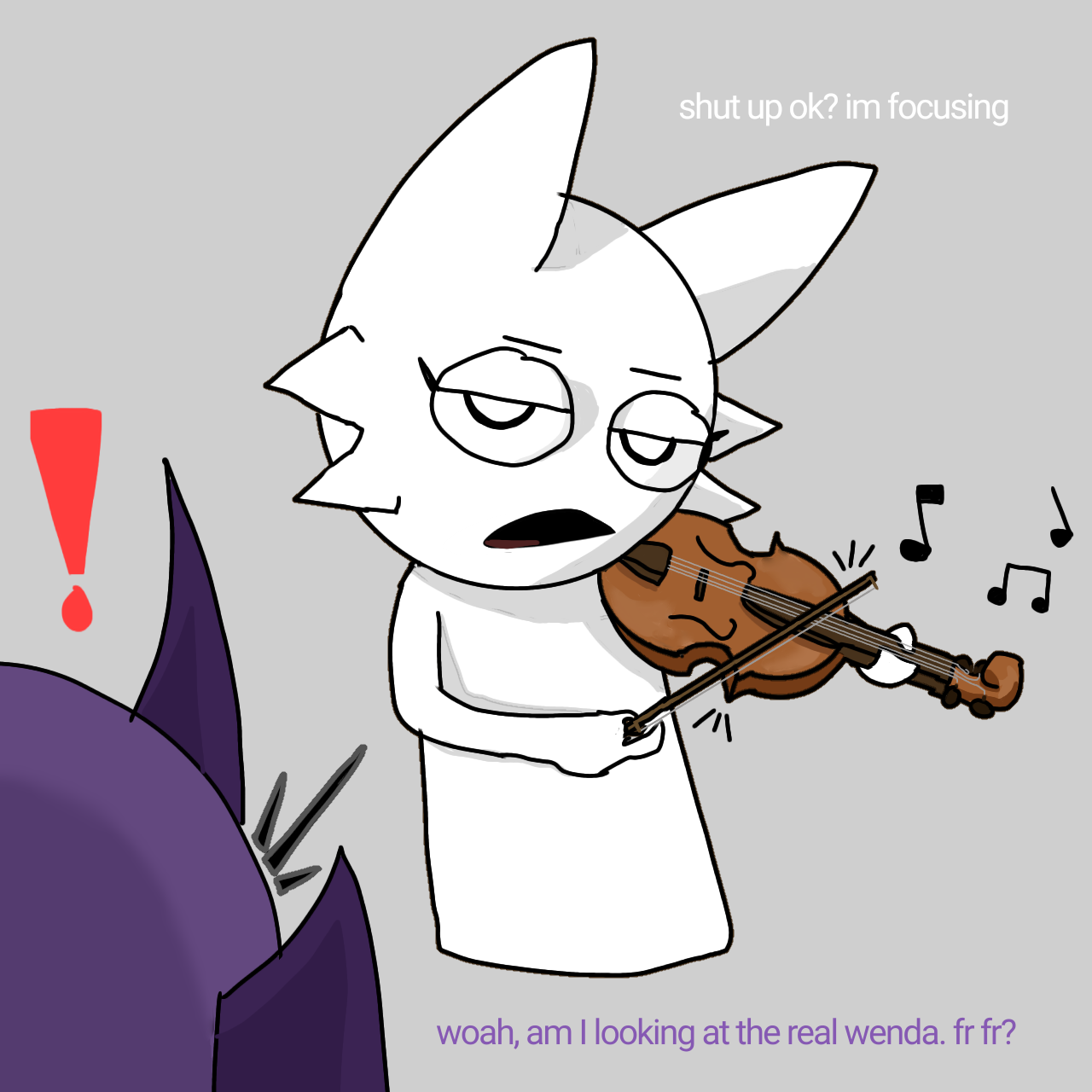 Wenda Plays Violin - ibisPaint