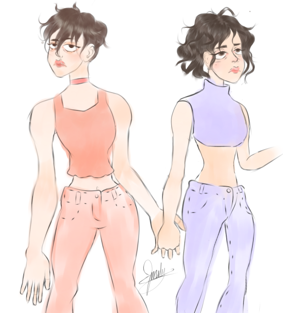 chicas - ibisPaint