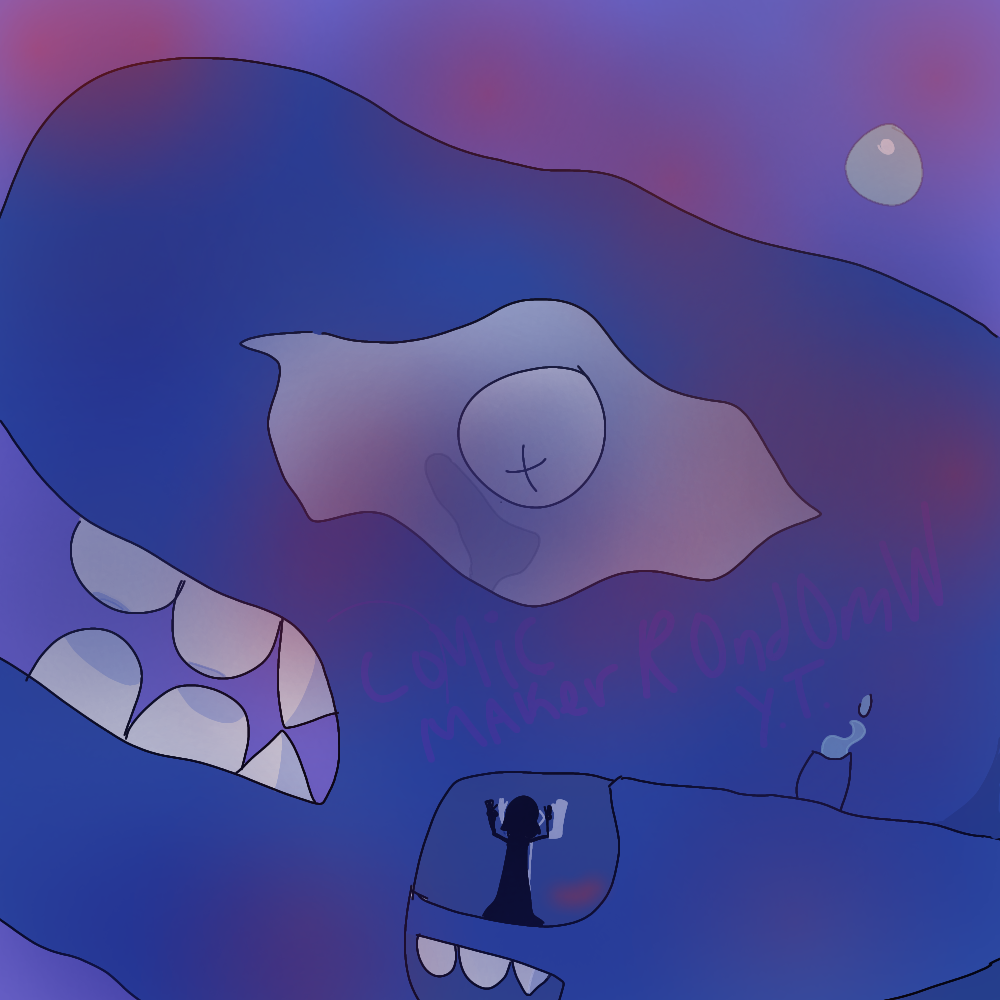 A quick glare from the unknown.. - ibisPaint