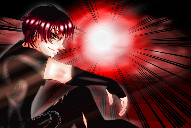 Red moon - ibisPaint