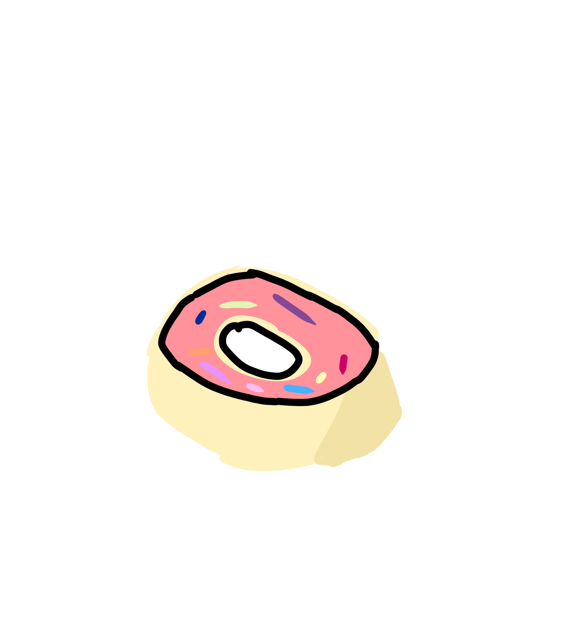 a donut 🍩 - ibisPaint