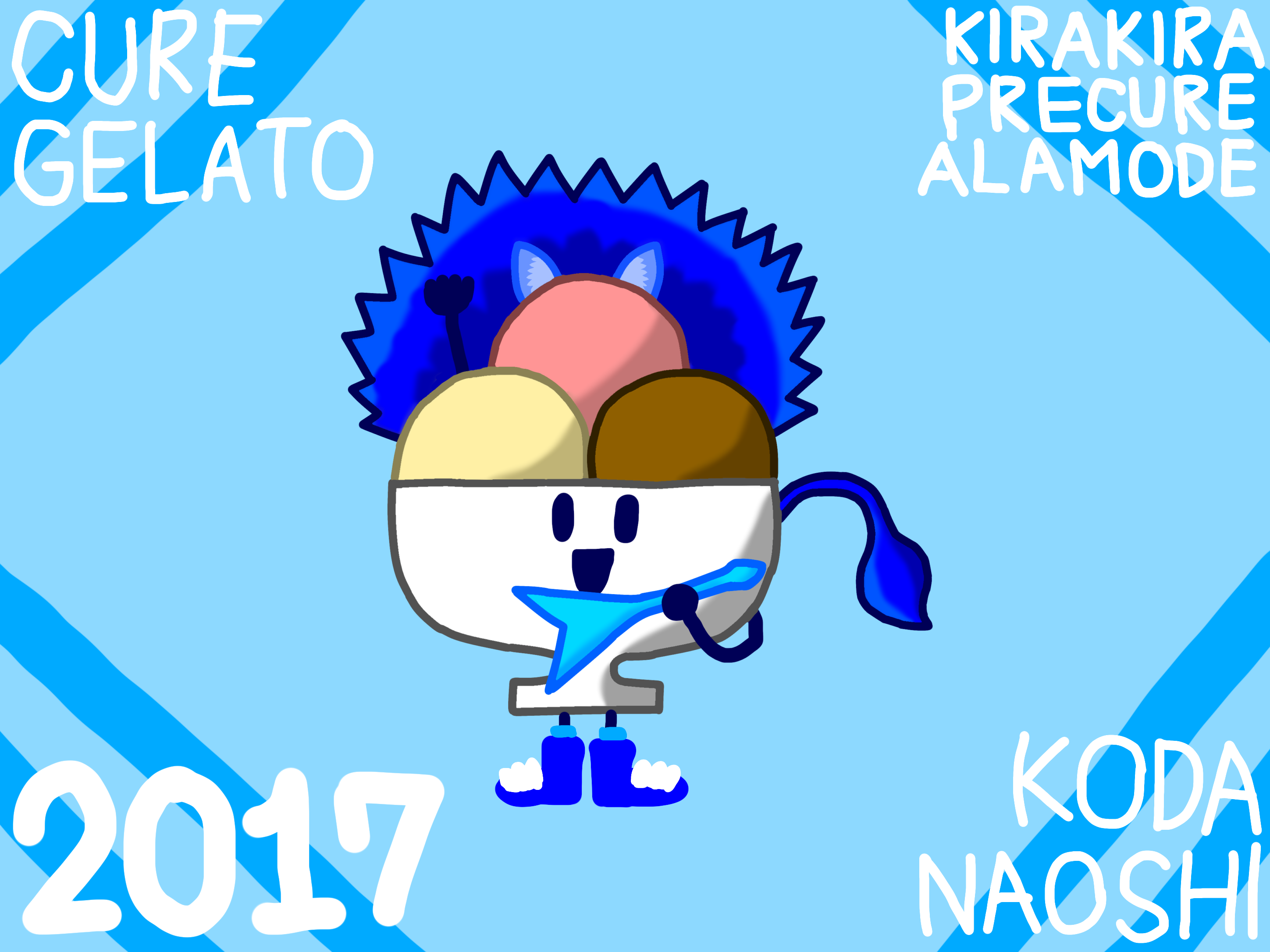 Precure in BFDI Cure gelato - ibisPaint