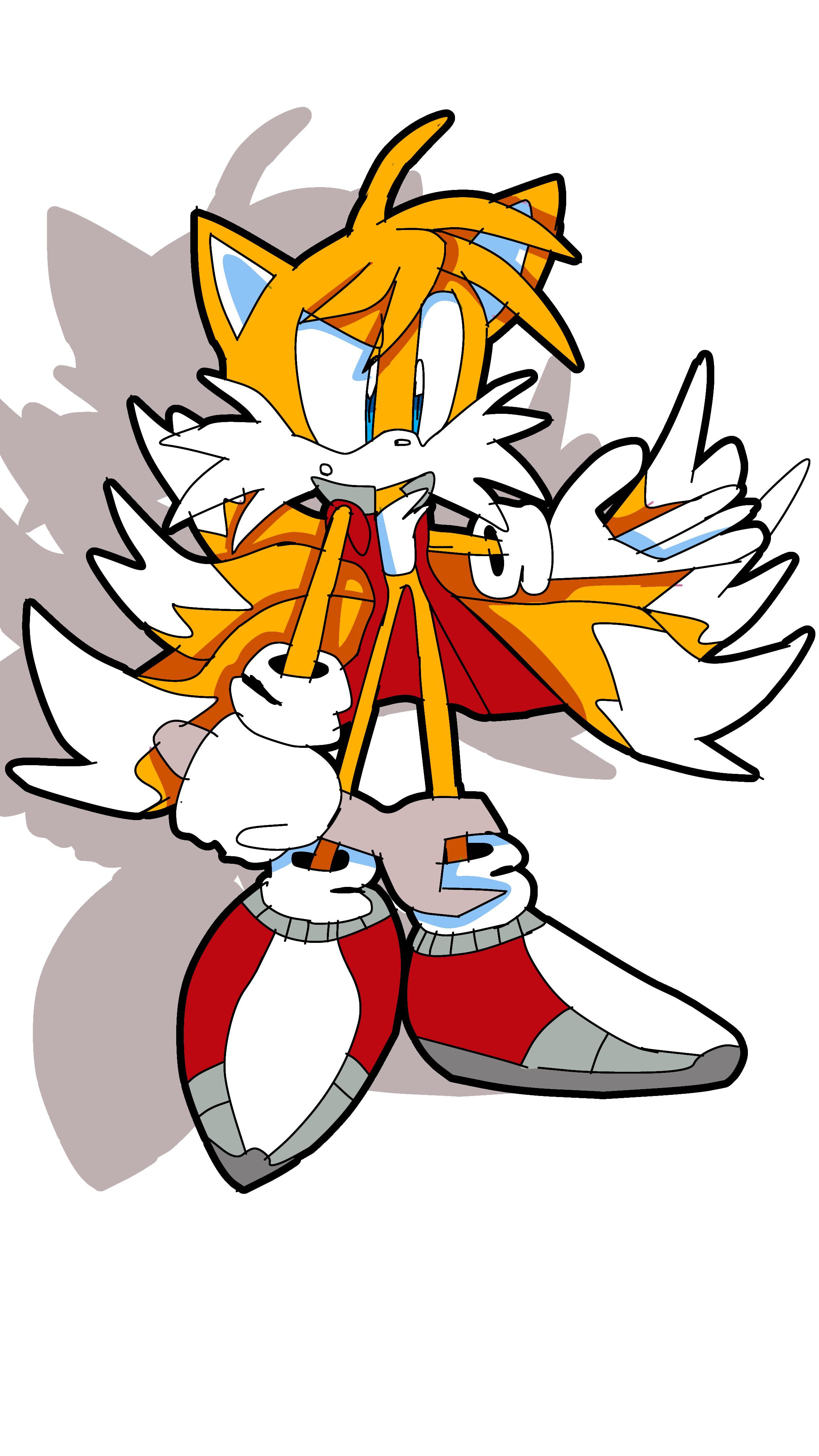 Sonic prime tails - ibisPaint