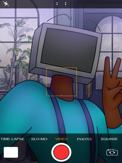 TV Head Character (Fanart) - ibisPaint