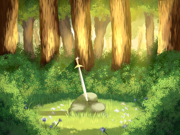 Forest Background - ibisPaint