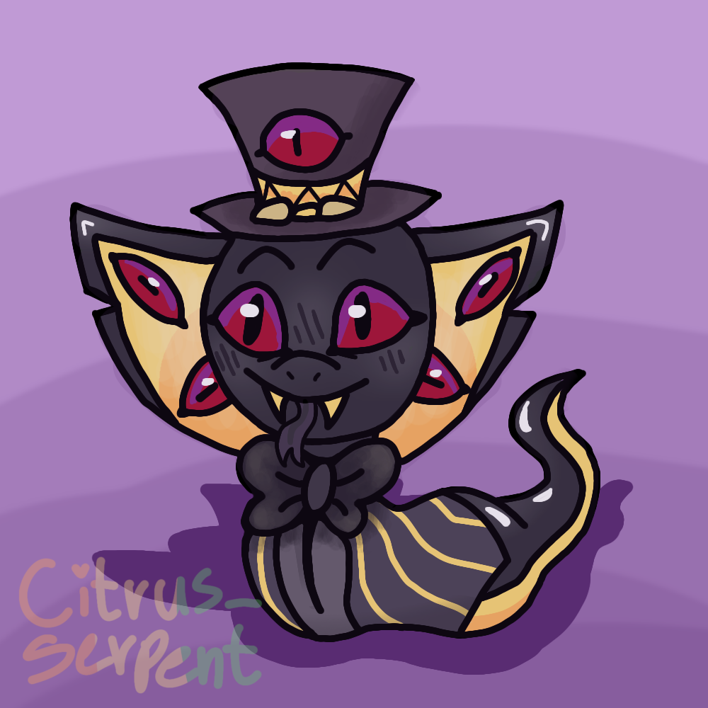 Sir Pentious as a snake - ibisPaint