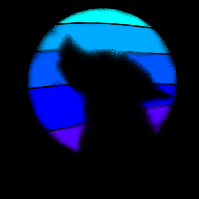 Blue Full Moon - ibisPaint