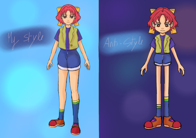 Opposite art style - ibisPaint