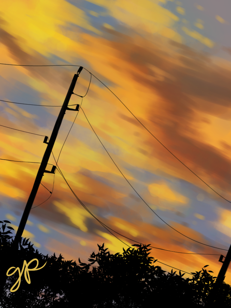 pretty sunset - ibisPaint