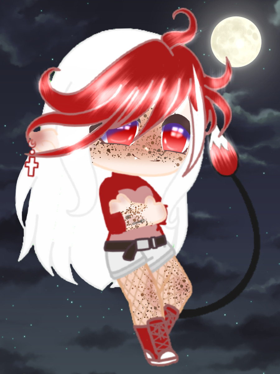 Peppermint in the moonlight - ibisPaint