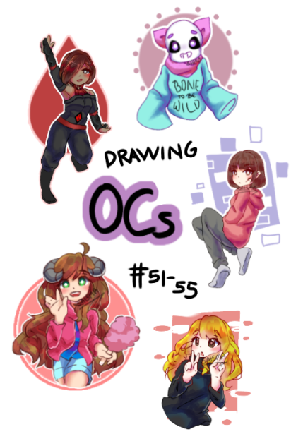 Drawing Undertale Ocs!! - SpeedPaint - ibisPaint