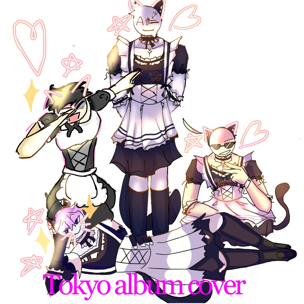Maid dress collab with my family 🗿 - ibisPaint