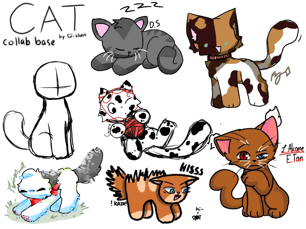 ☙Cat collab - ibisPaint