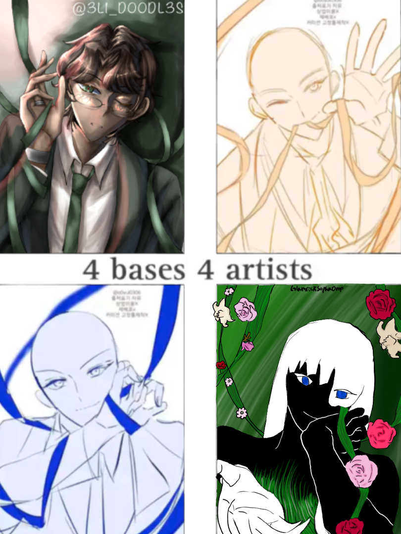 4 Bases 4 Artists Collab - ibisPaint