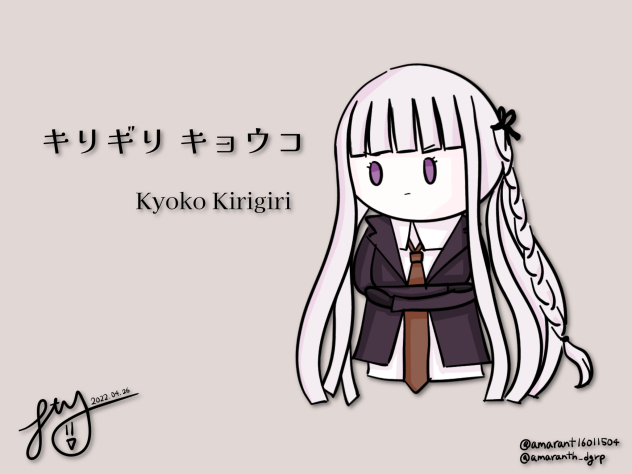 Kyoko Kirigiri (First Try) - ibisPaint