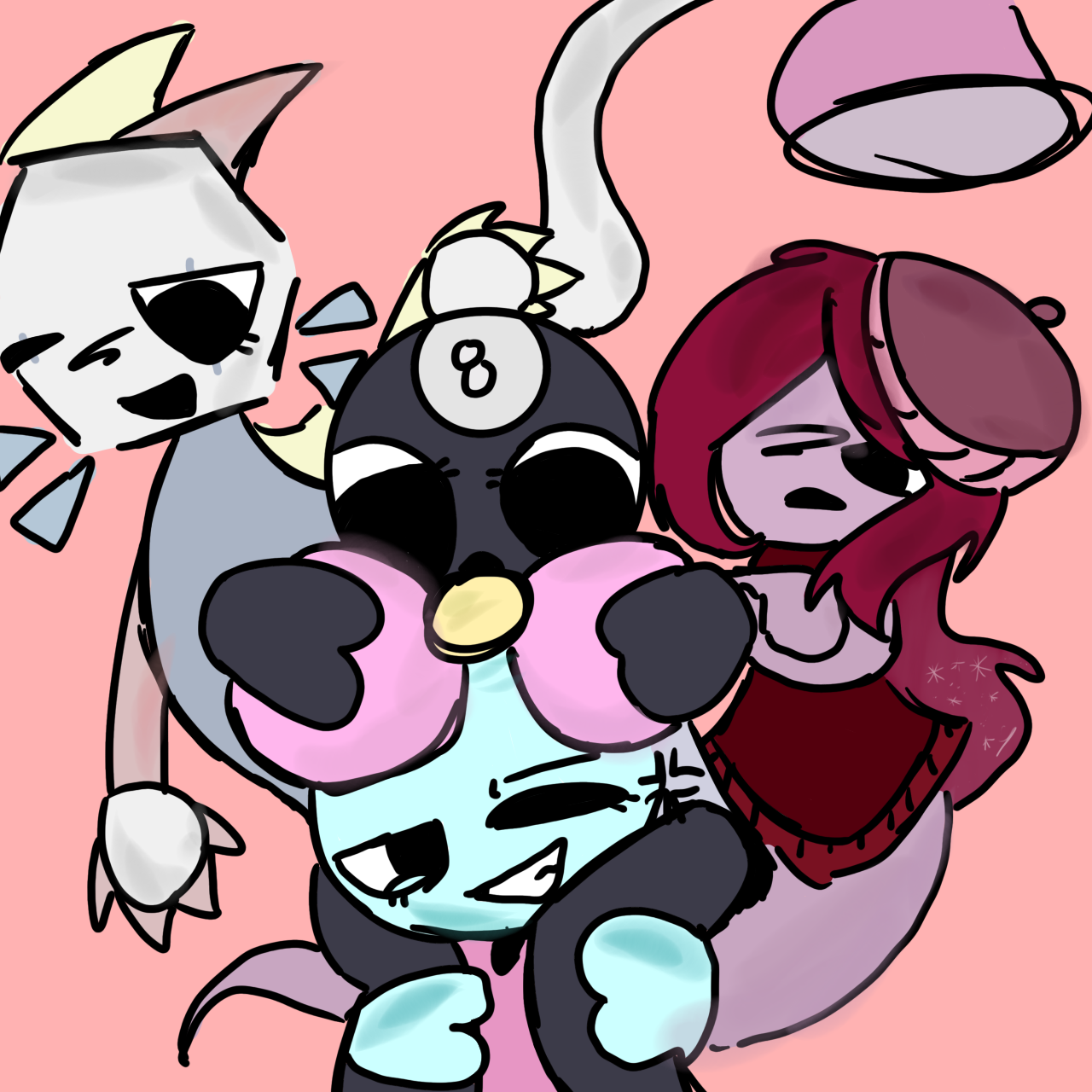 4 toons.. - ibisPaint