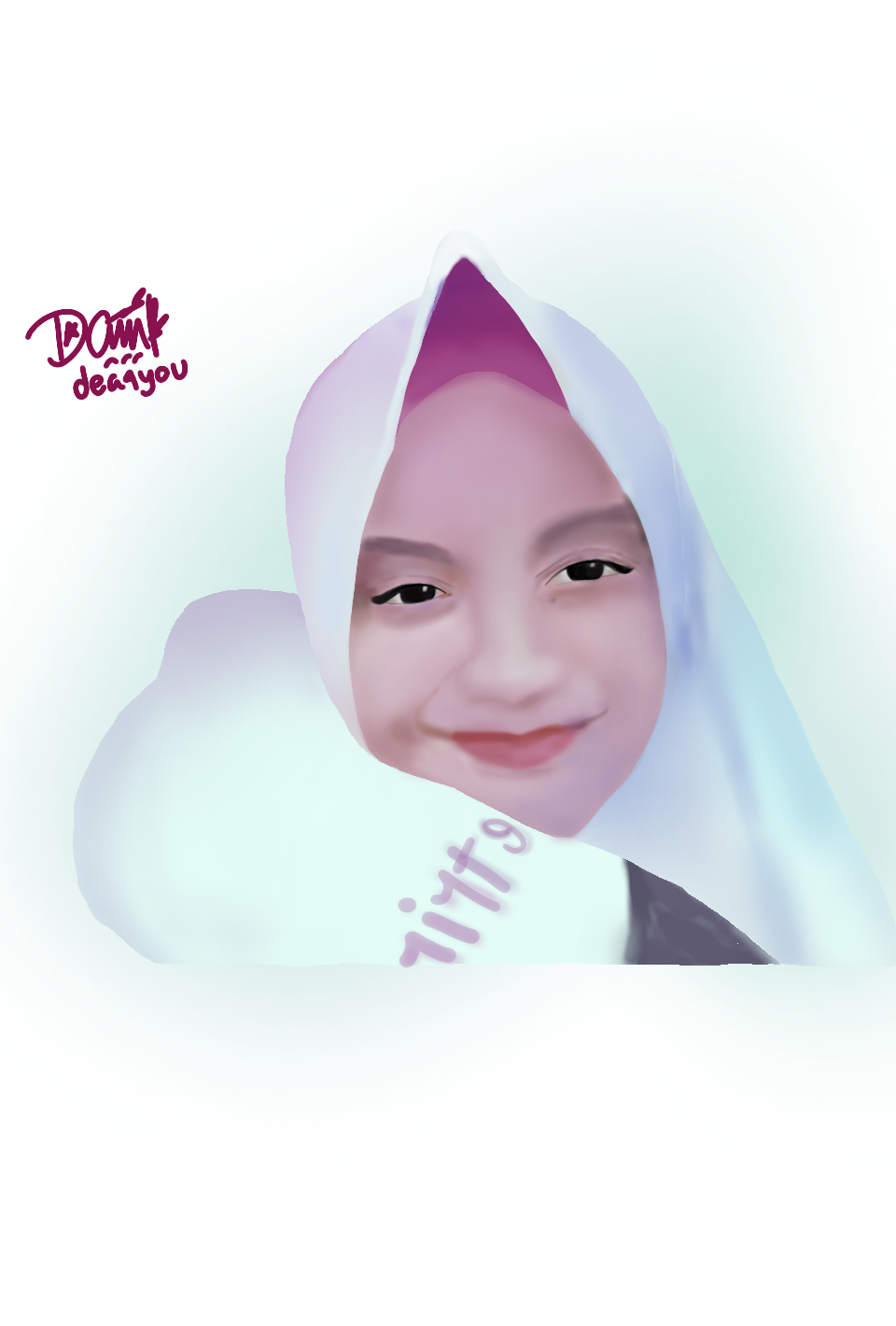 smile face digital art - ibisPaint