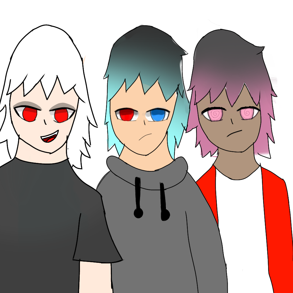 Alex and ash and Max hanging out - ibisPaint