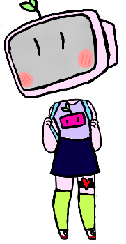 tv head girl - ibisPaint