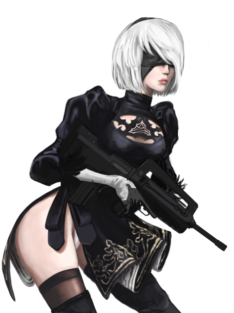 2B NieR Automata - ibisPaint