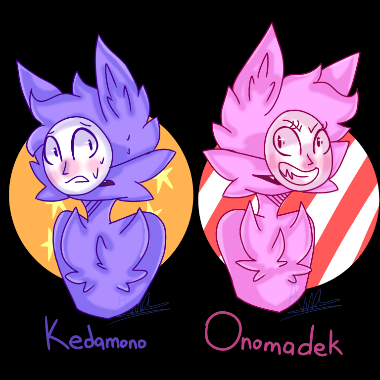 Kedamono and Onomadek (leer descripción) - ibisPaint
