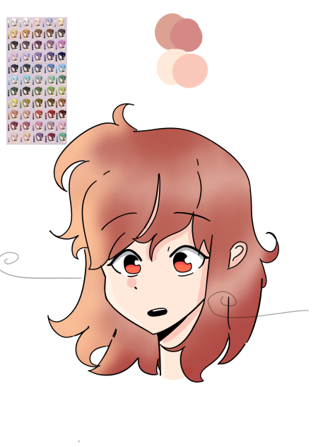 windy hair - ibisPaint