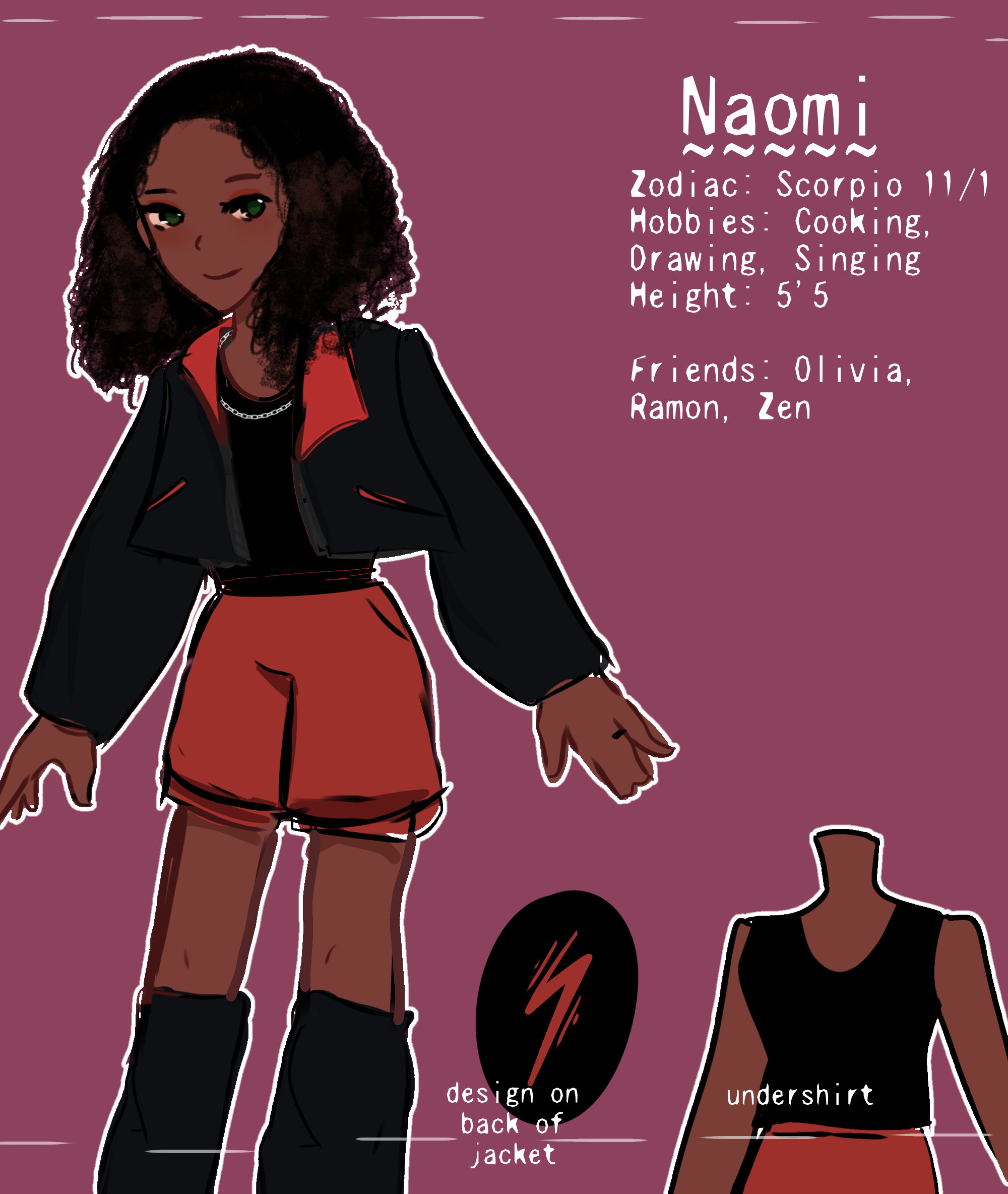 Naomi OC Sheet - ibisPaint