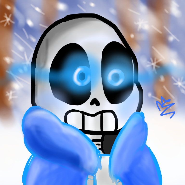 Sans in the snow Ibis speedpaint - ibisPaint