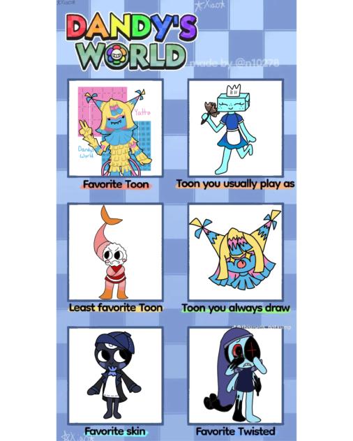 Dandy’s World chart 🌈🌼 - ibisPaint