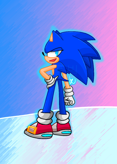 Sonic the Hedgehog. - ibisPaint