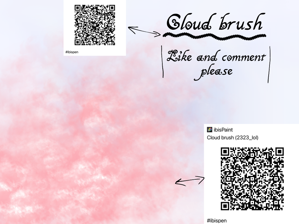 Cloud brush - ibisPaint