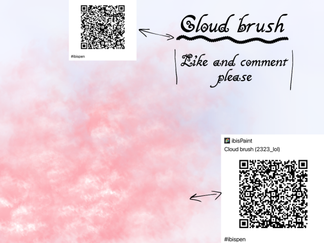 Cloud brush - ibisPaint