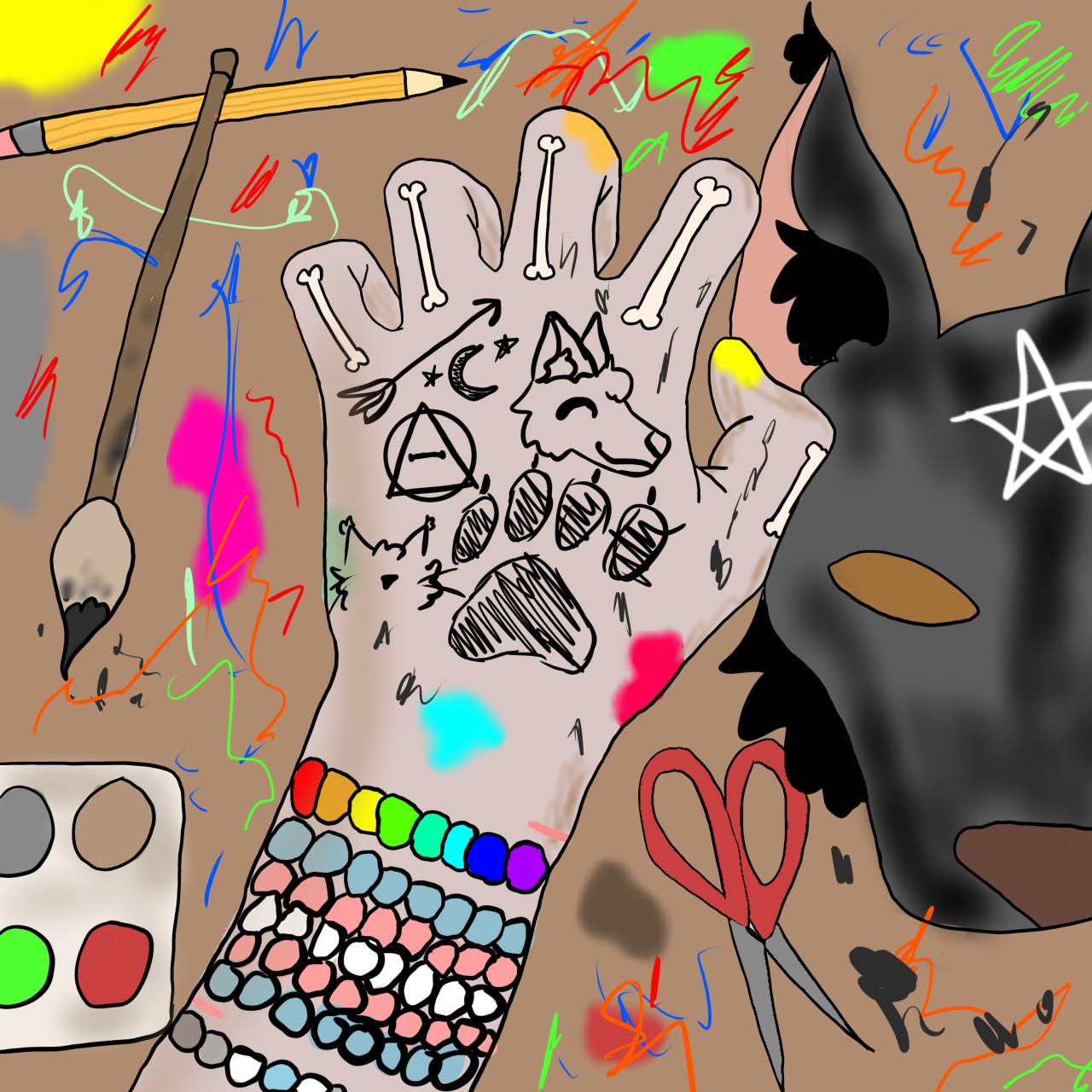 A therian’s workspace🍄🐈 !TW!-Scissors - ibisPaint