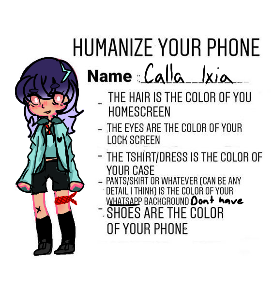 Humanize your phone ^^ - ibisPaint