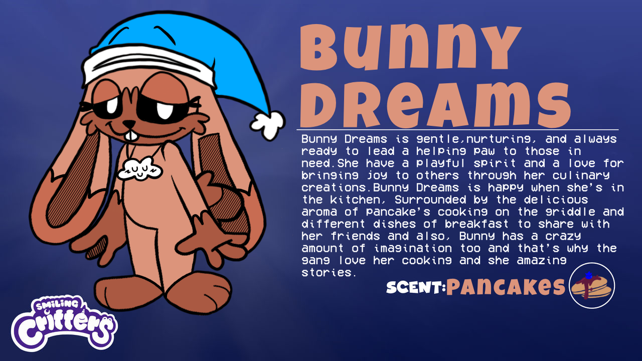 My Smiling Critters oc “Bunny Dreams” - ibisPaint