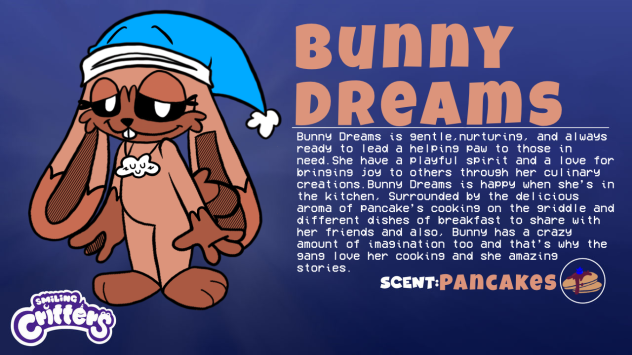 My Smiling Critters oc “Bunny Dreams” - ibisPaint
