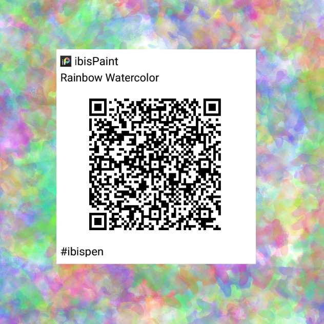 rainbow watercolor - ibisPaint