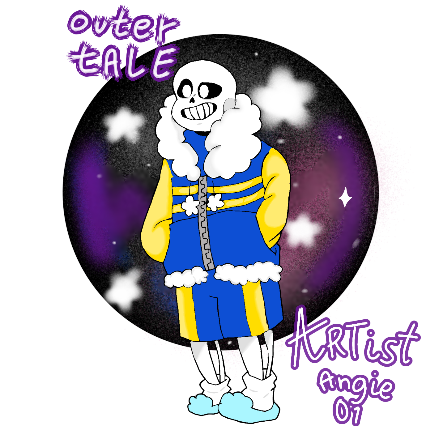 outertale sans speedpaint - ibisPaint