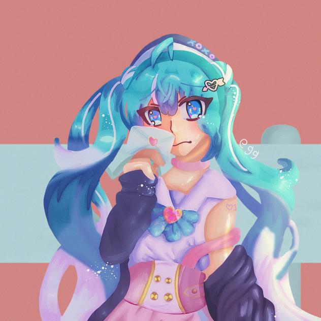 drew my favorite hatsune miku figure - ibisPaint