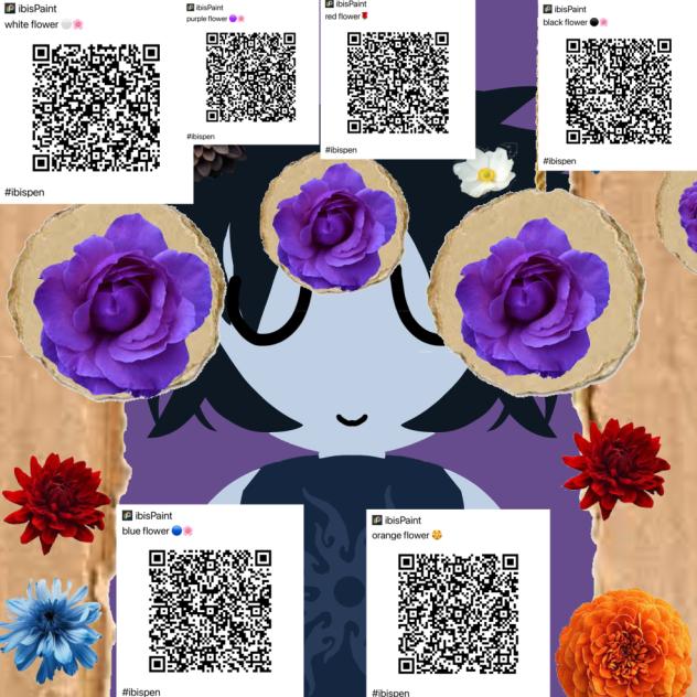 Flower brushes and two time - ibisPaint