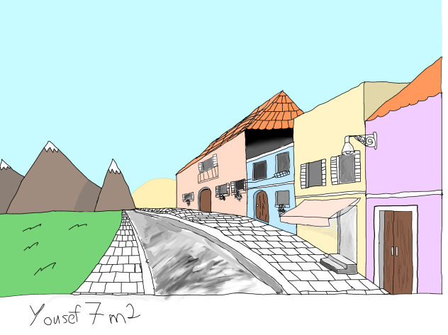 Between the the City and Meadows - ibisPaint