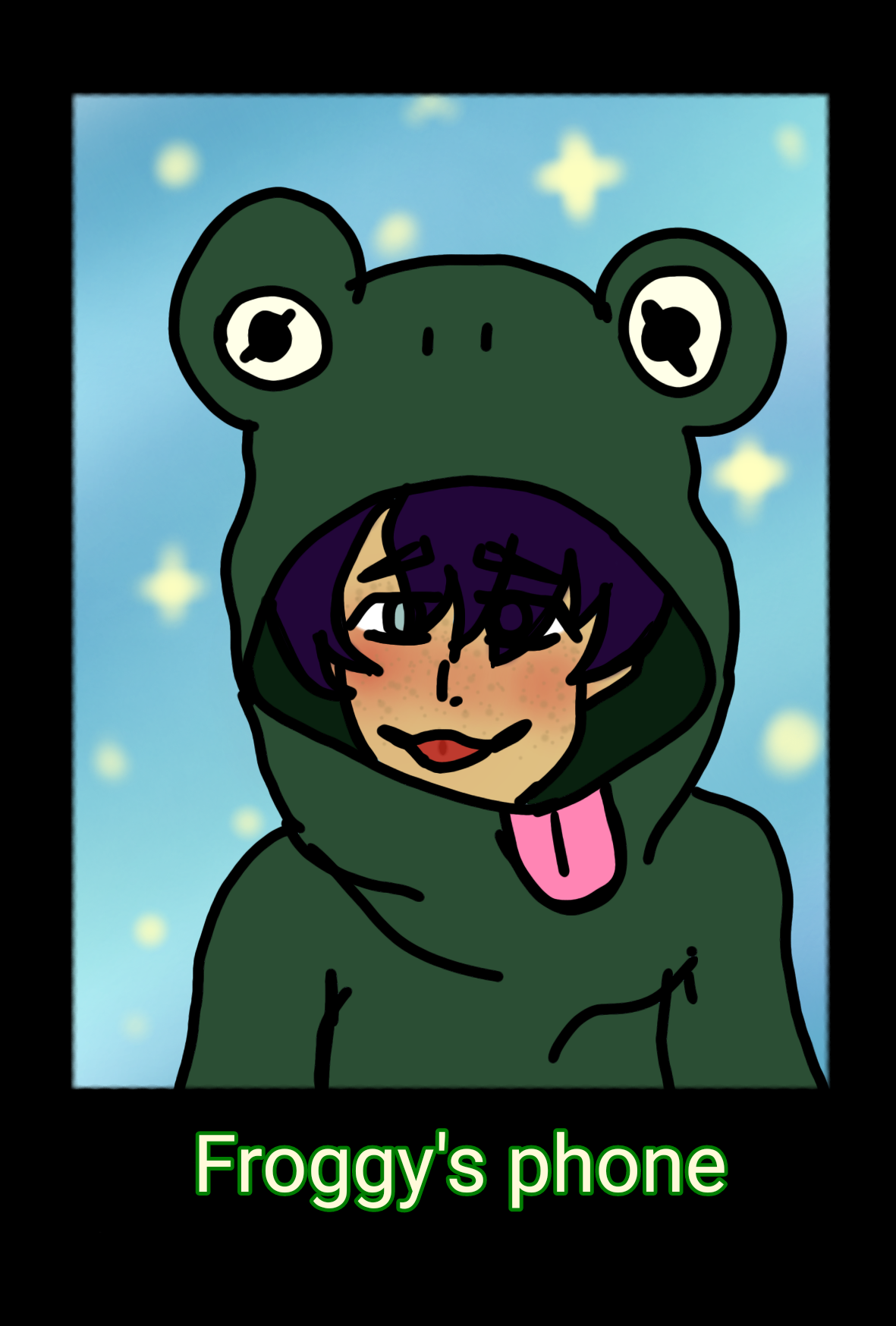 Winston the frog - ibisPaint