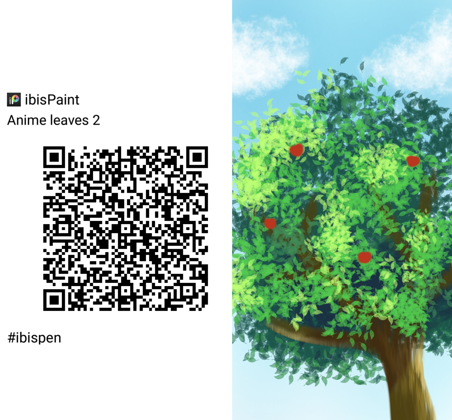 Anime Leaves 2 brush - ibisPaint