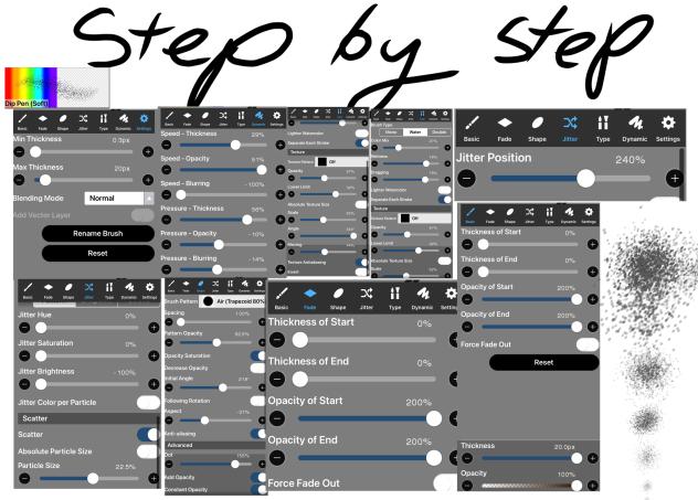 Dip pen particle - ibisPaint