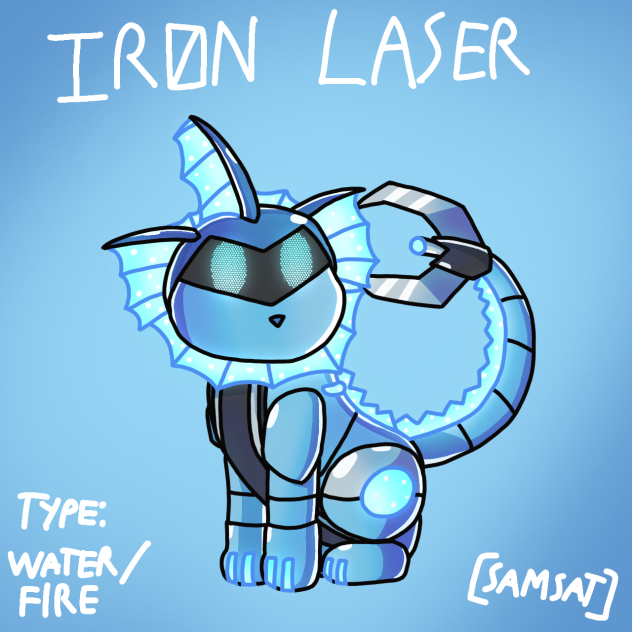 Paradox Vaporeon (remake) - ibisPaint