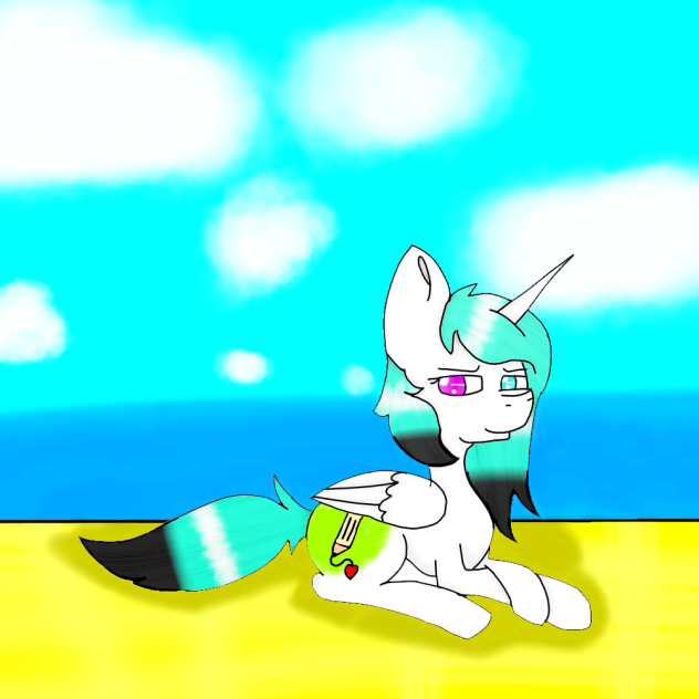 at the beach (mlp oc speedpaint) - ibisPaint