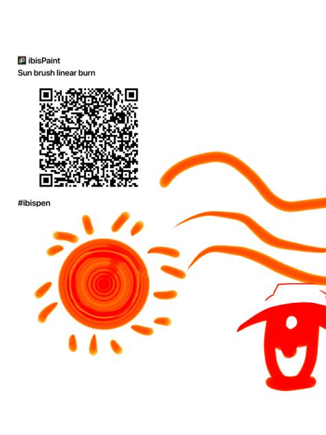 ☀️Sun brush Linear Burn - ibisPaint