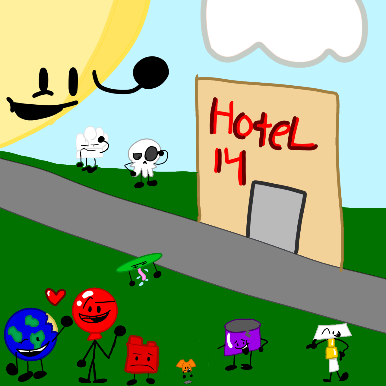 my custom bfdi characters - ibisPaint
