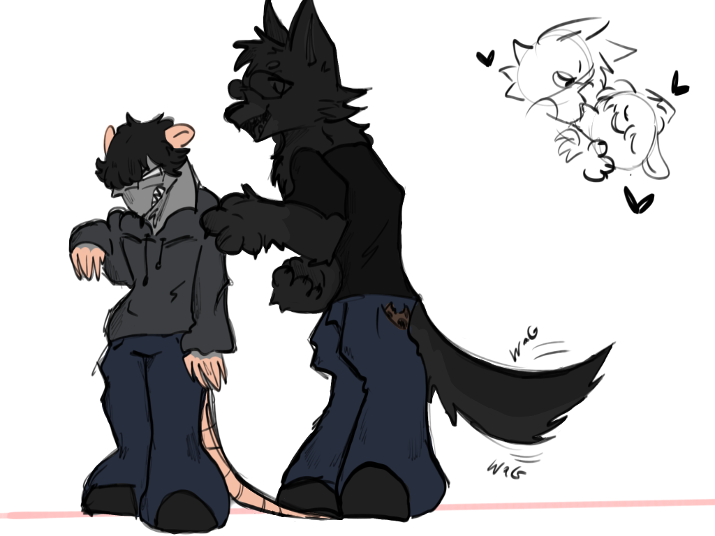 I drew my friends as furrys 🤑 - ibisPaint