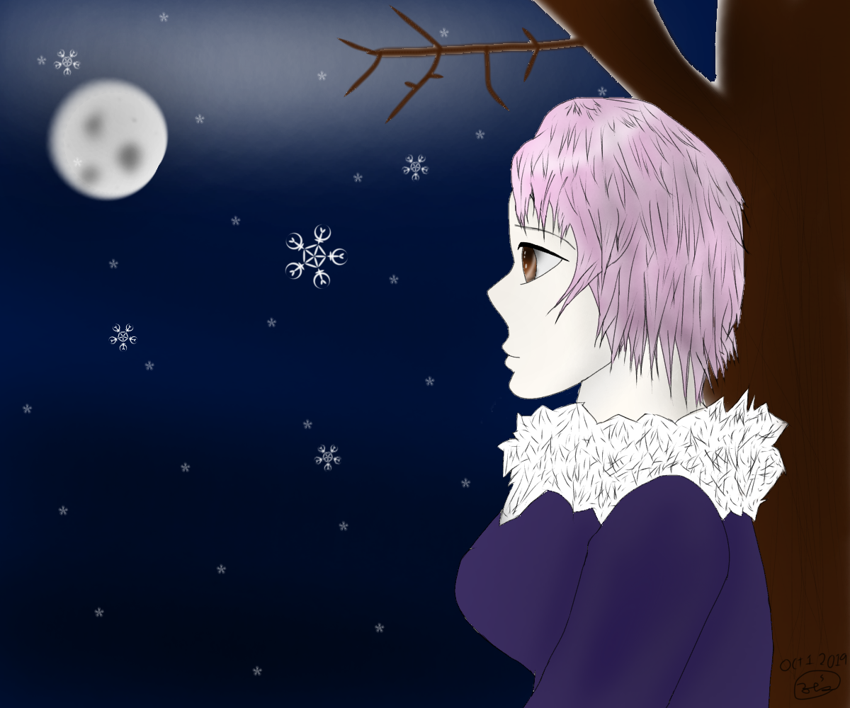 Moonlight snow - ibisPaint